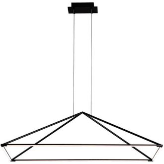 Leds - C4 Leds-c4 - L&aacute;mpara Colgante Tubs 900MM led 29W Blanco C&aacute;lido 2700K Negro para Interior