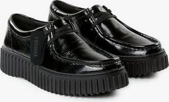Clarks Mocassins vernis en cuir