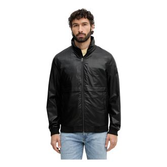 Guess Eco Lederjacke - - Jackets - Herren - Schwarzk - M
