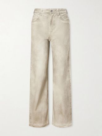 Loewe High-rise Straight-leg Jeans - Cream