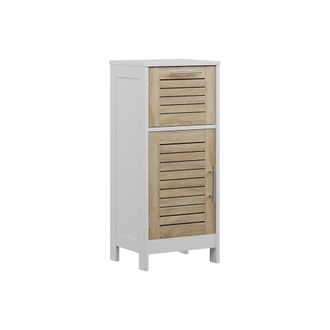 Vicco Midischrank Looma, Weiß/Eiche, 35 x 80 cm mit 1 Schublade