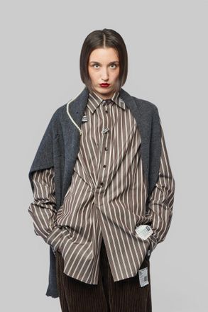 Miharayasuhiro Stripe Shirts With Hook