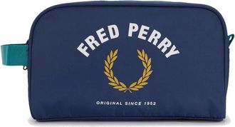 Fred Perry unisex, Sacs, Bleu, Taille: ONE Size Sports Nylon Wash Bag