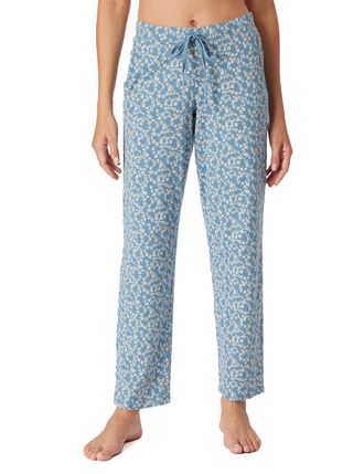 Schiesser Schlafhose lang Baumwolle Gemustert - Mix + Relax