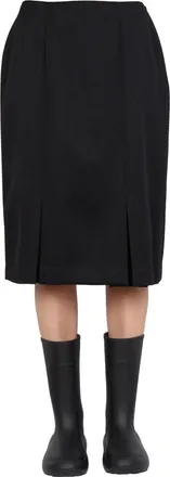 Raf Simons Straight Cut Skirt - Black