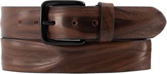 Lindenmann Herren G&uuml;rtel braun Glattleder