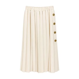 Jucca Jupes midi - Femme - Jupes - Beige - Taille: 42 FR