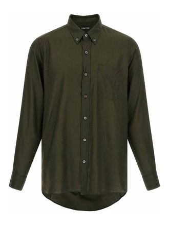 Tom Ford Chemise - Vert