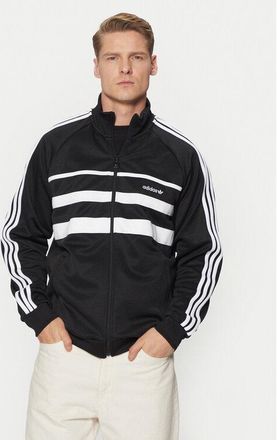 adidas Sweatshirt The First Track JP1046 Schwarz Regular Fit