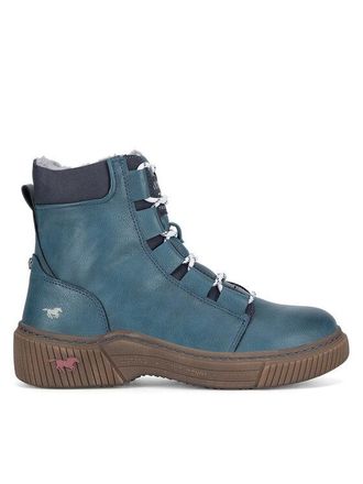 Mustang Jeans Mustang Schn&uuml;rschuhe 1436-605 T&uuml;rkisfarben