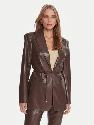 Guess Jacke aus Kunstleder 5BGN04 7389A Braun Regular Fit