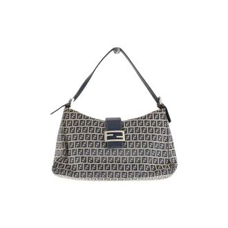 Vintage Sac port&eacute; &eacute;paule Baguette gris