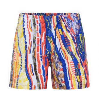 Carlo Colucci Badeshorts mit Strickmuster - - Swimwear - Herren - Mehrfarbig - L