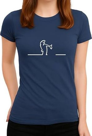 Generic Balum La Linea T-shirt en coton de qualit&eacute; sup&eacute;rieure, design streetwear, design moderne, coupe d&eacute;contract&eacute;e, mode basique 9, M