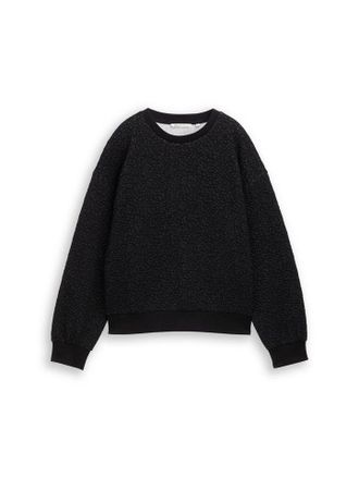 Tom Tailor Sweatshirt Strick & Sweatshirts Sweatshirt mit Glitzer-Effekt