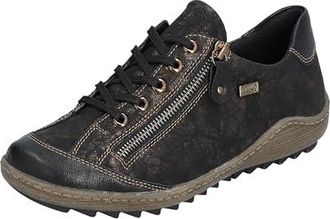 Remonte Femme R1402 &agrave; Lacets, Noir, 38 EU