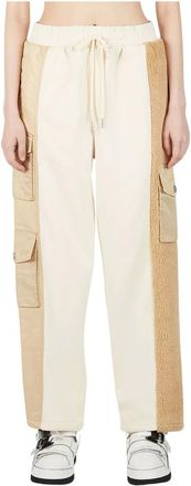 UGG Ugg, Femme, Pantalons, Beige, Taille: 44 FR Pantalon de surv&ecirc;tement &agrave; panneaux contrast&eacute;s