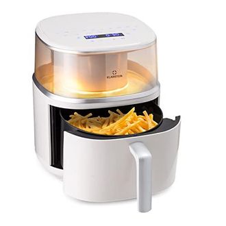 Klarstein Klarstein Friteuse Sans Huile avec Fonction Vapeur, Friteuse Air Chaud Air Fryer XL 1500W, Mini Friteuse Electrique Sans Huile, Airfryer 7.5L, Tactile