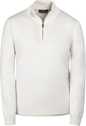 Moorer Homme, Pulls, Blanc, Taille: 3XL Terni-Ws5 Pull &agrave; col roul&eacute;