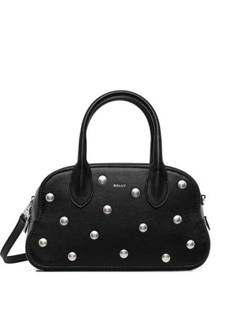 Bally sac &agrave; main Unda &agrave; d&eacute;tails de clous - Noir