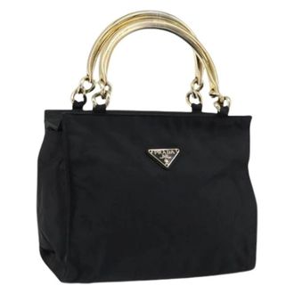 Prada Pre-owned Vintage Nylon Handtasche - - Pre-owned - Damen - Schwarzk - ONE SIZE