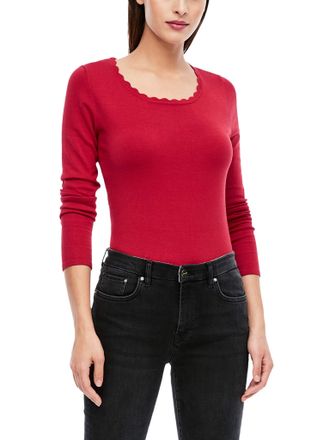 s.Oliver Black Label s.Oliver Damen 150.11.899.17.170.2051724 Pullover, 3075 rot, 40