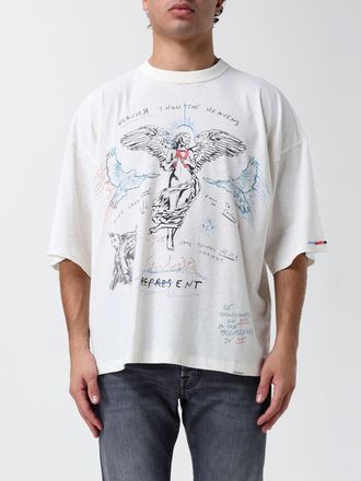 Represent Locker geschnittenes Baumwoll-T-Shirt mit Grafikdruck
