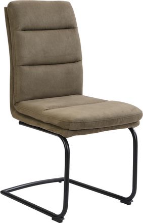 Cantus Schwingstuhl, Gr&uuml;n, Metall, Textil, C-Form, 46x62.5x95 cm, Stoffauswahl, Esszimmer, St&uuml;hle, Esszimmerst&uuml;hle, Schwingst&uuml;hle