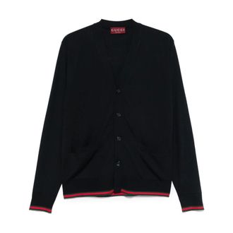 Gucci Herren, Strickwaren, Schwarzk, SGr&ouml;&szlig;e