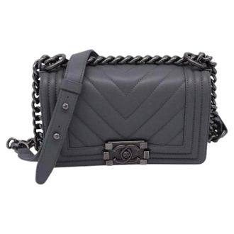 Chanel Pre-owned Leder chanel-taschen - - Pre-owned - Damen - Grau - ONE SIZE