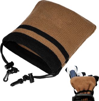 Generic Schl&auml;gerkopfhaube - Geflochtener elastischer Schutz mit Kordelzug | Golfschl&auml;gerkopfhaube f&uuml;r Rasen&uuml;bungen, Outdoor-Training, Heimhinterhof, Sport, Fr