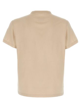 Maison Margiela Mens Beige Cotton T-Shirt