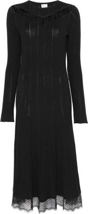 Paul Smith Femme, Robes, Noir, Taille: 40 FR Knitted Lace Dress