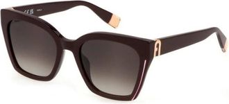 Furla Femme, Accessoires, Rouge, Taille: 54 MM Sfu708 Lunettes de soleil
