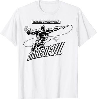 MARVEL Daredevil Der Mann ohne Angst! Retro T-Shirt
