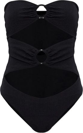 Melissa Odabash Alicante ring-detail swimsuit - Noir