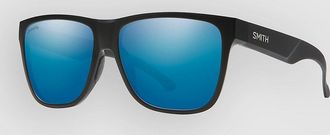 Smith Lowdown XL 2 Matte Black Sonnenbrille cp polarized blue mirror