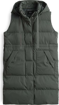 OPUS Damen Weste | WALMA Regular Steppweste mit Kapuze dark sage, 44