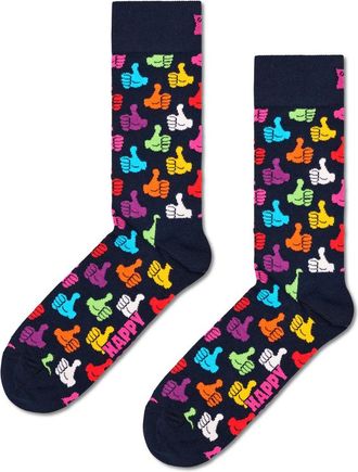 Happy Socks Socken mit Daumen Rauf-Motiv in