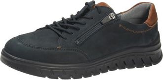 Waldläufer H-Bruno Chaussures à lacets pour homme Bleu, bleu foncé, 42.5 EU Large