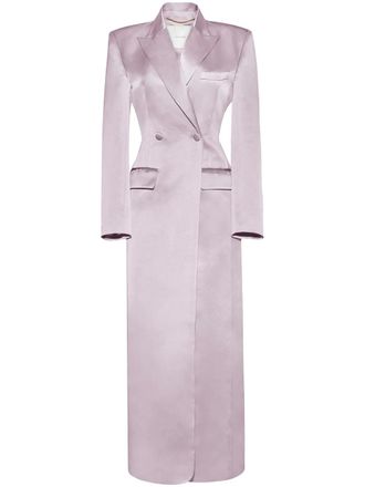 Adam Lippes manteau Laurence en soie - Rose