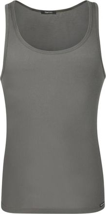 Tom Ford Homme, Tops, Gris, Taille: L Cotton Modal Rib Tank