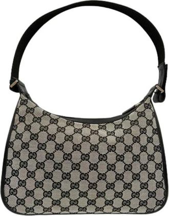 Gucci Sac bandouli&egrave;re vintage GG Canvas Pre-owned - Femme - Pre-owned - Noir - Taille: ONE Size