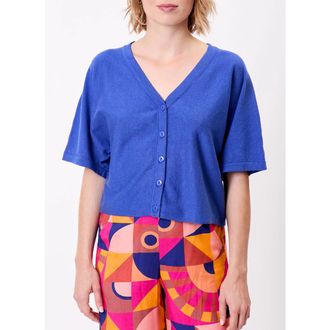 La Fianc&eacute;e Du M&eacute;kong Gilet court en maille uni MELIO