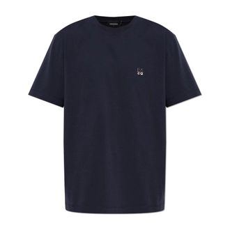 Dsquared2 Logo Applikation T-Shirt - - Tops - Herren - Blau - XL