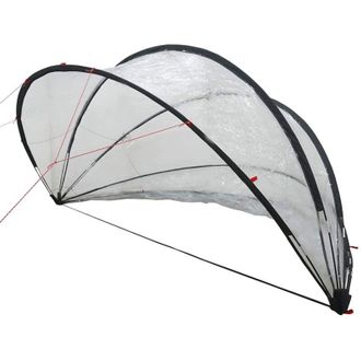 vidaXL Pool-Dome Transparent 336 x 322 x 160 cm PVC vidaXL
