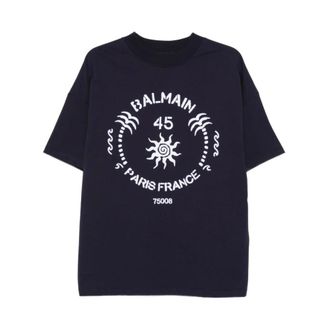 Balmain Balmain T-Shirts und Poloshirts - - Tops - Herren - Blau - S
