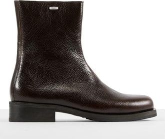 Our Legacy Bottines Camion Deep Americano Leather en cuir