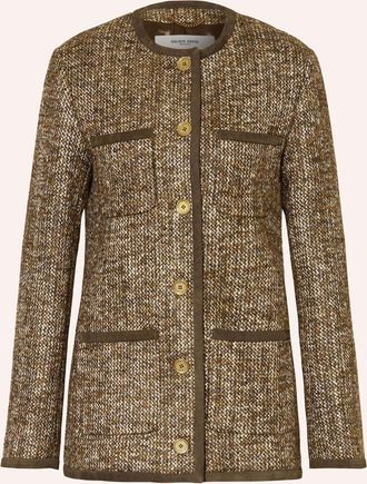 Golden Goose Tweed-Jacke Journey braun