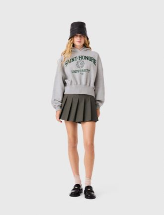 Maje Sweatshirt &Agrave; Capuche - Gris - Maje